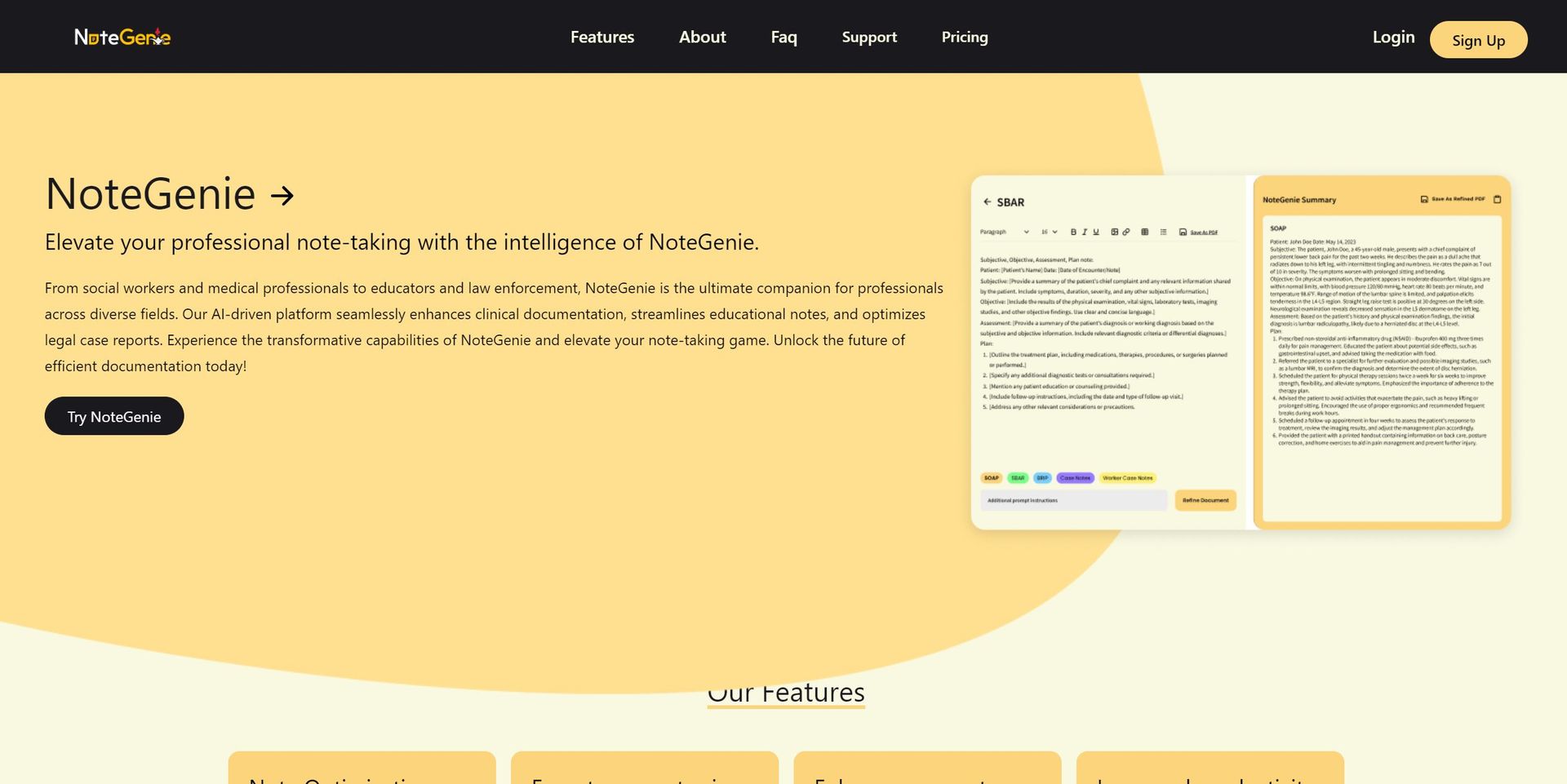 NoteGenie | Parentpreneur