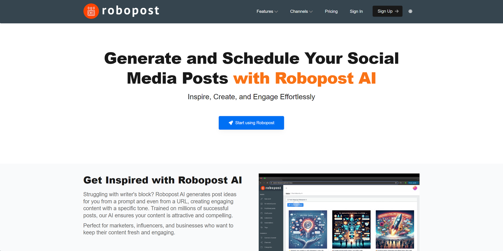 Robopost AI | Parentpreneur